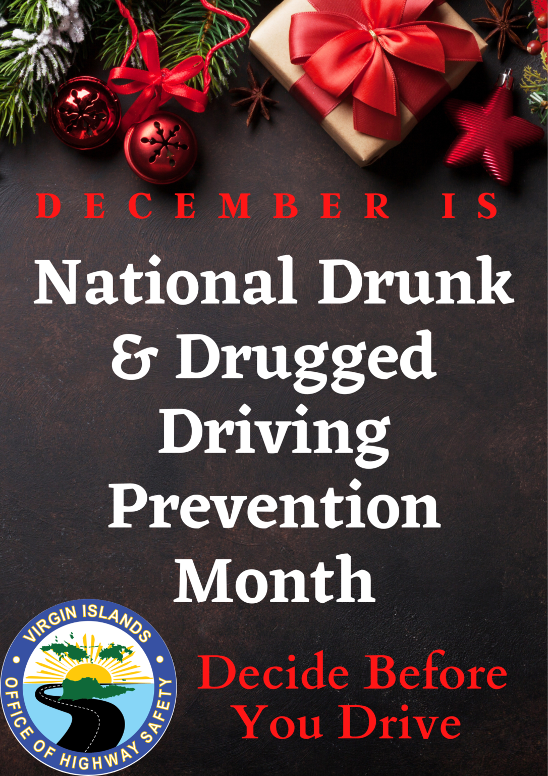 December is National Impaired Driving Prevention Month - VIPD